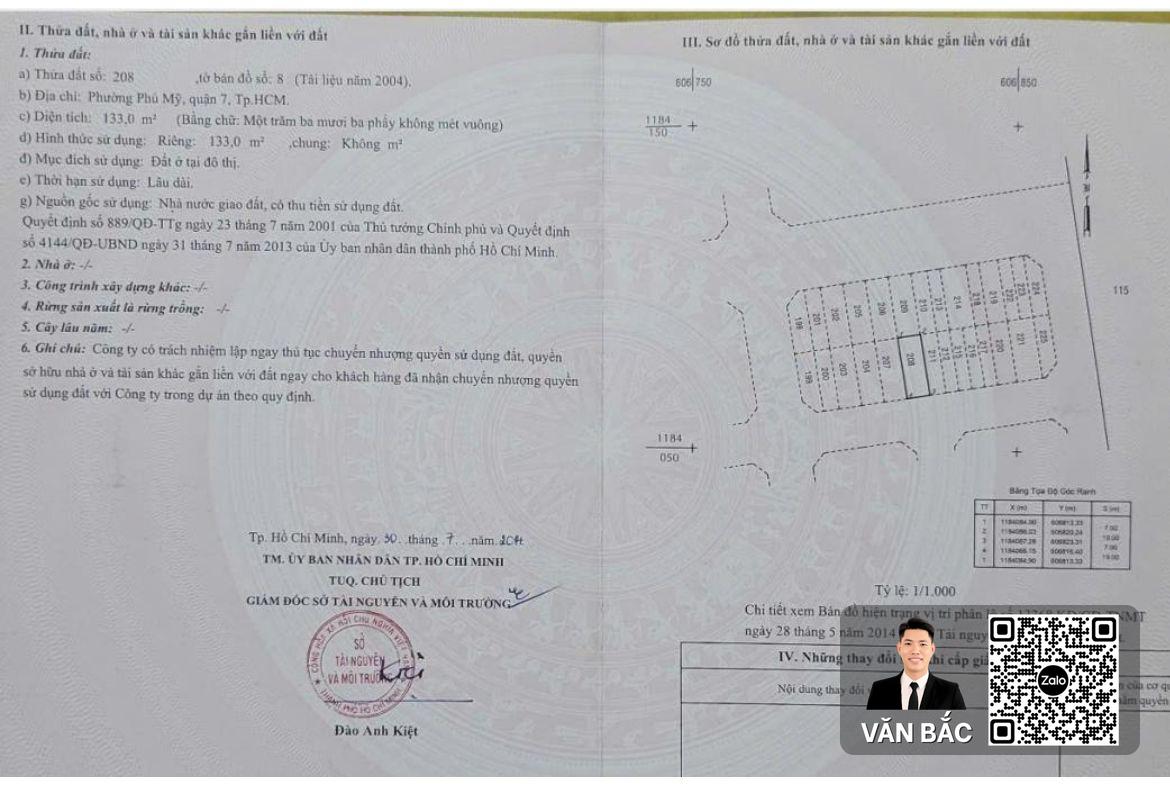 Giảm giá Đất Nền Khu Công Ích Q4, P.Phú Mỹ Quận 7 – Lô P2-05, Diện Tích ...